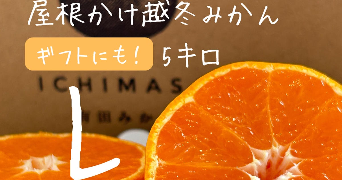 ああねさんが ICHIMASA の 【超完熟宮川早生】屋根かけ越冬みかん 5キロLサイズ ギフトにも 有田みかん 早生みかん についてのごちレポ「ジュースみたいに甘くて美味しかったです」を投稿 ...